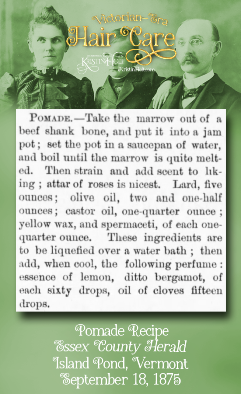 Victorian-Era Hair Care - Kristin Holt