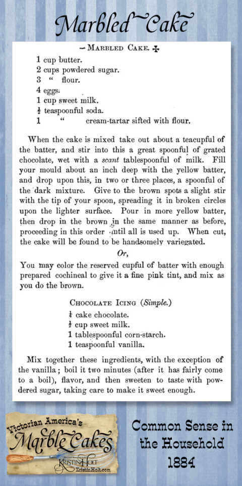 Victorian America's Marble Cakes - Kristin Holt